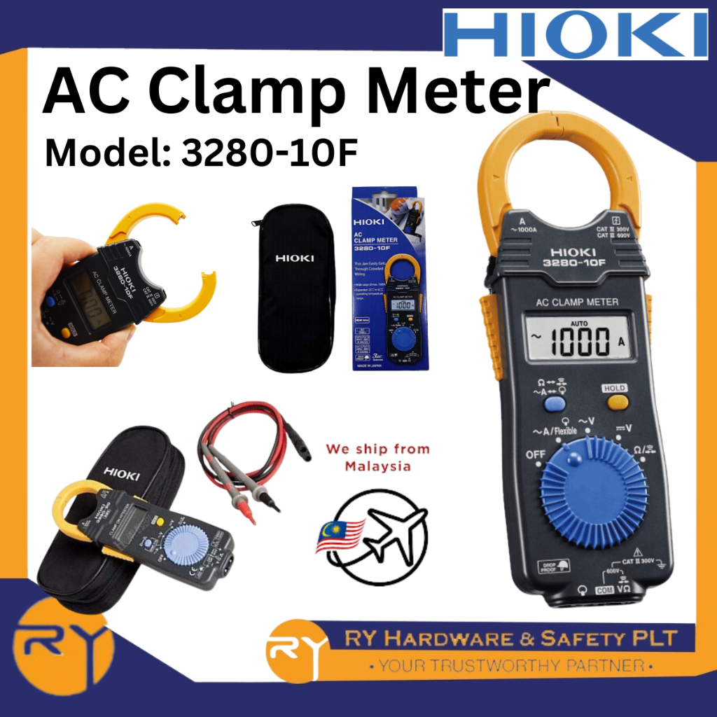 [ORIGINAL JAPAN] HIOKI 3280-10F AC CLAMP METER POCKET SIZE DIGITAL ...