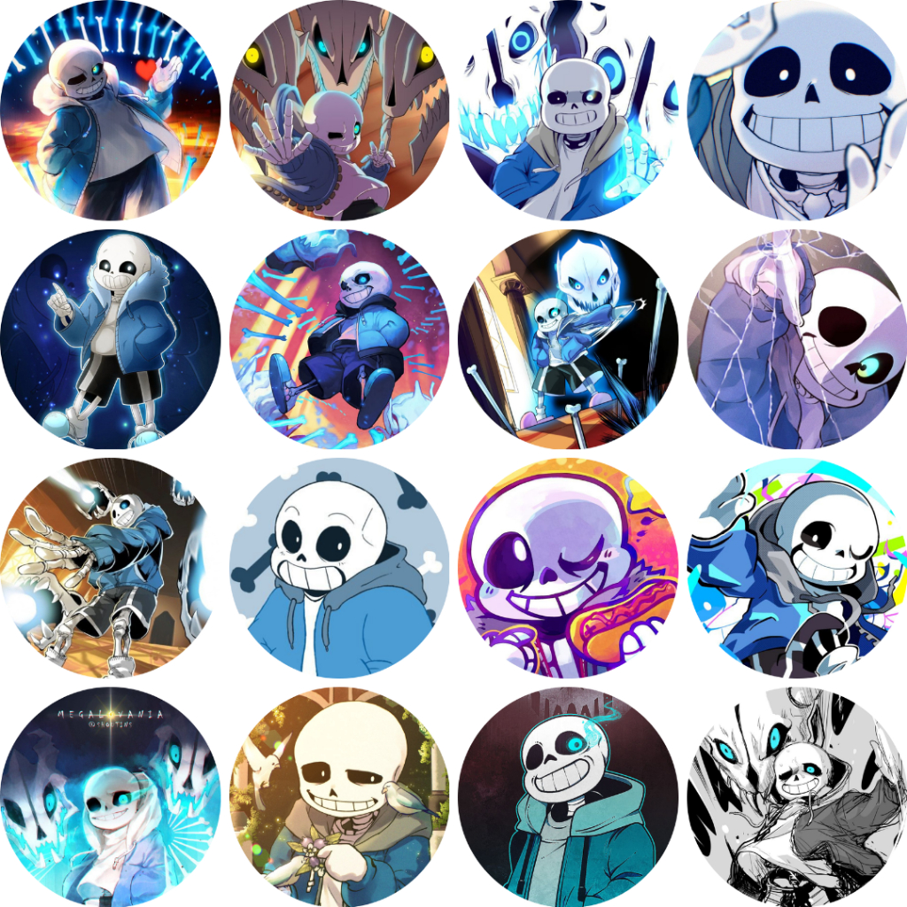 Undertale Sans Button Badge 58mm | Shopee Malaysia