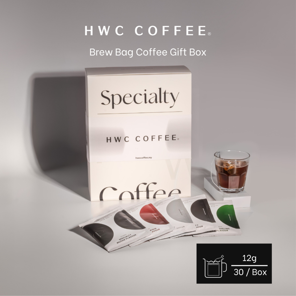 HWC Classic Brew Bag Coffee Gift Box (6's x 5 Flavours) | Shopee Malaysia