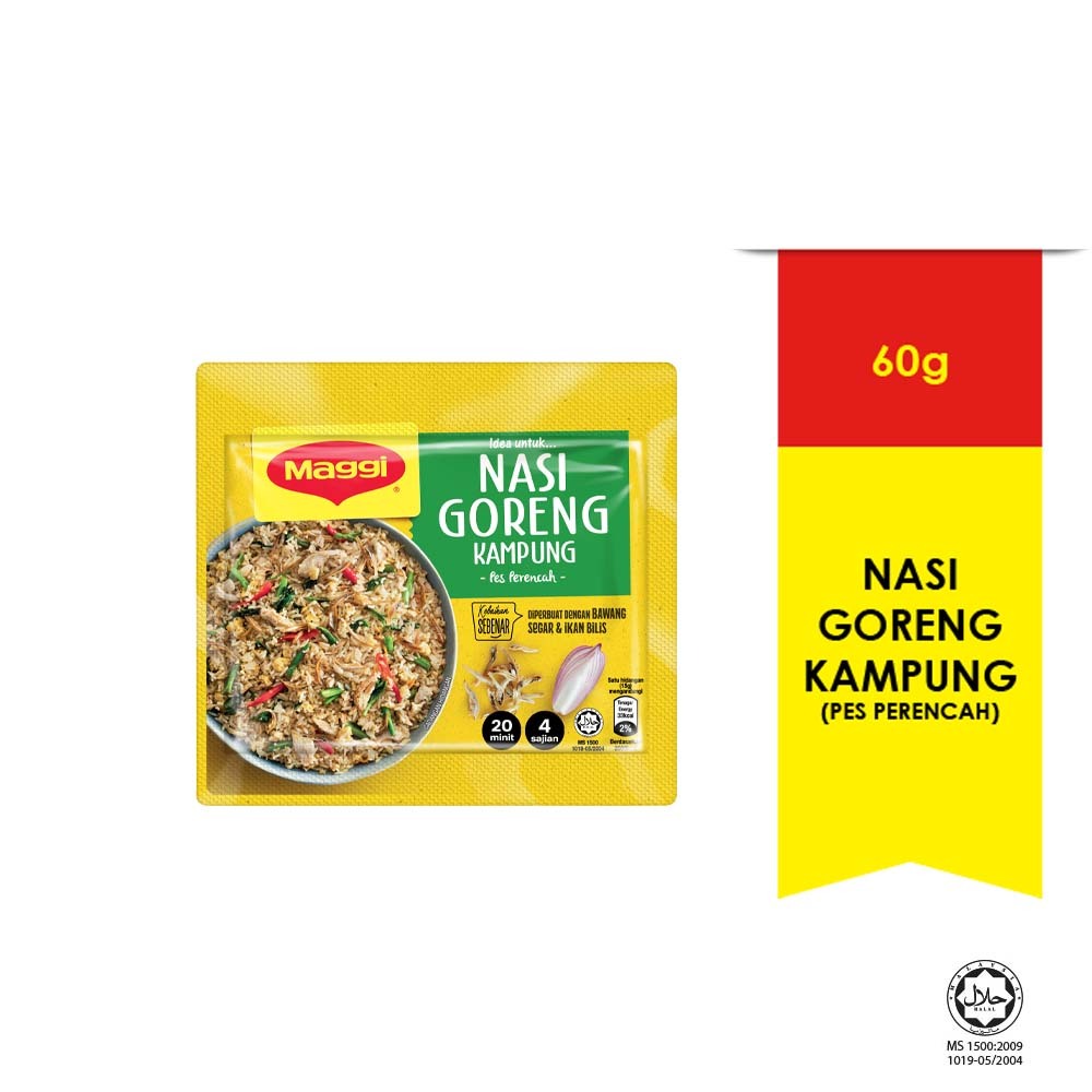 MAGGI® Nasi Goreng Kampung Recipe Mix (60g) | Shopee Malaysia
