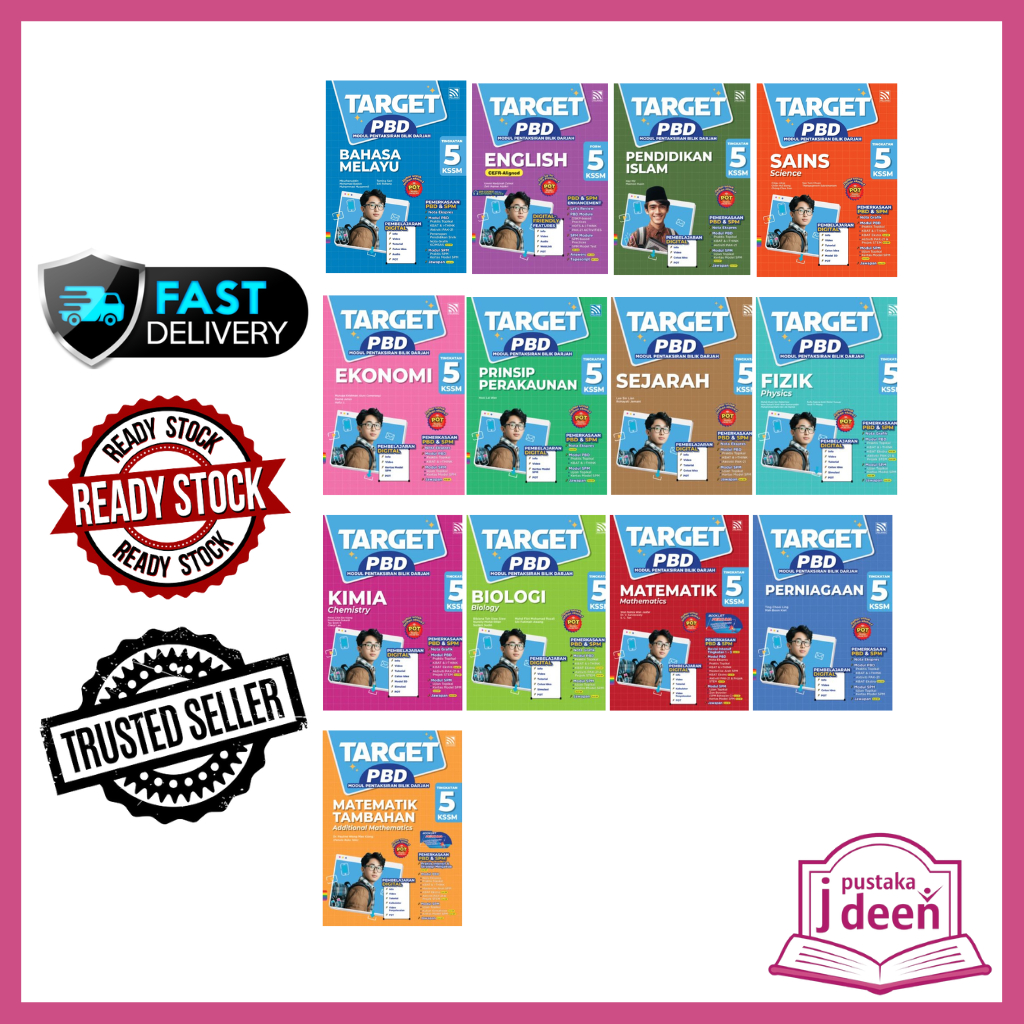 JDEEN BUKU LATIHAN TING.5 - TARGET PBD 2025 | Shopee Malaysia