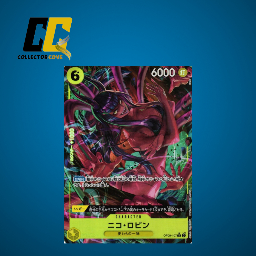 One Piece Card Game / OP09-107 R AA/ Nico Robin / Emperors in the New World Trading Card Games ...
