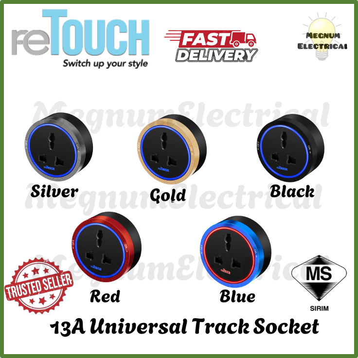 {Warranty} [SIRIM] Retouch Power Track Socket Switch 32A Power Line ...