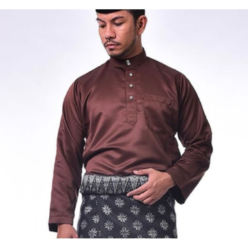 Baju melayu Tema Raya premium quality perl skin Ready stock | Shopee ...