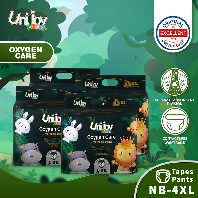 Unijoy Diapers Baby Oxygen Care Offspring Newborn Diapers Pants M50/L44 ...