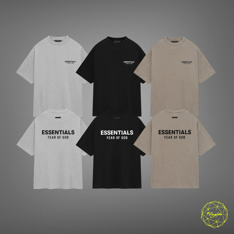 Essentials FW24 Core Logo Jersey Crewneck Tee | Shopee Malaysia