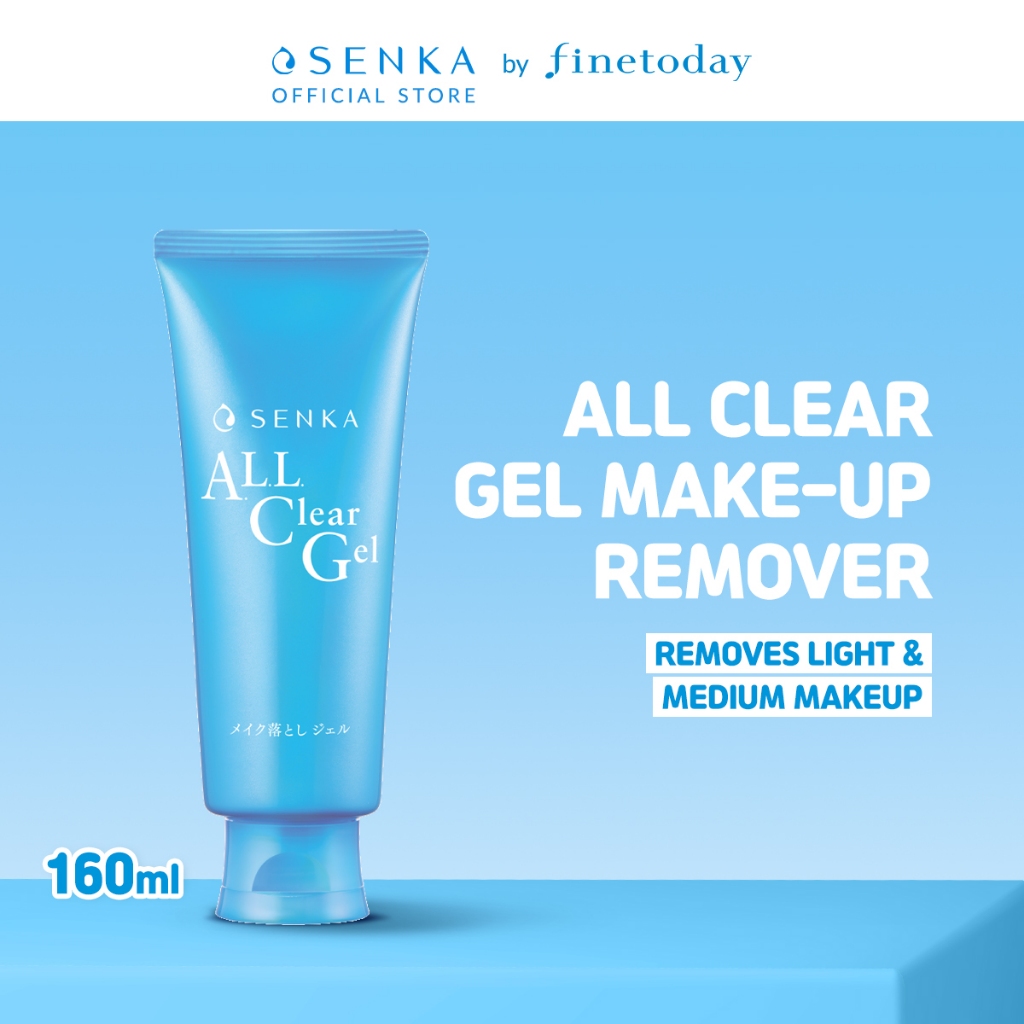 [Clearance] SENKA All Clear Gel Make-up Remover 160g (gel-based makeup ...