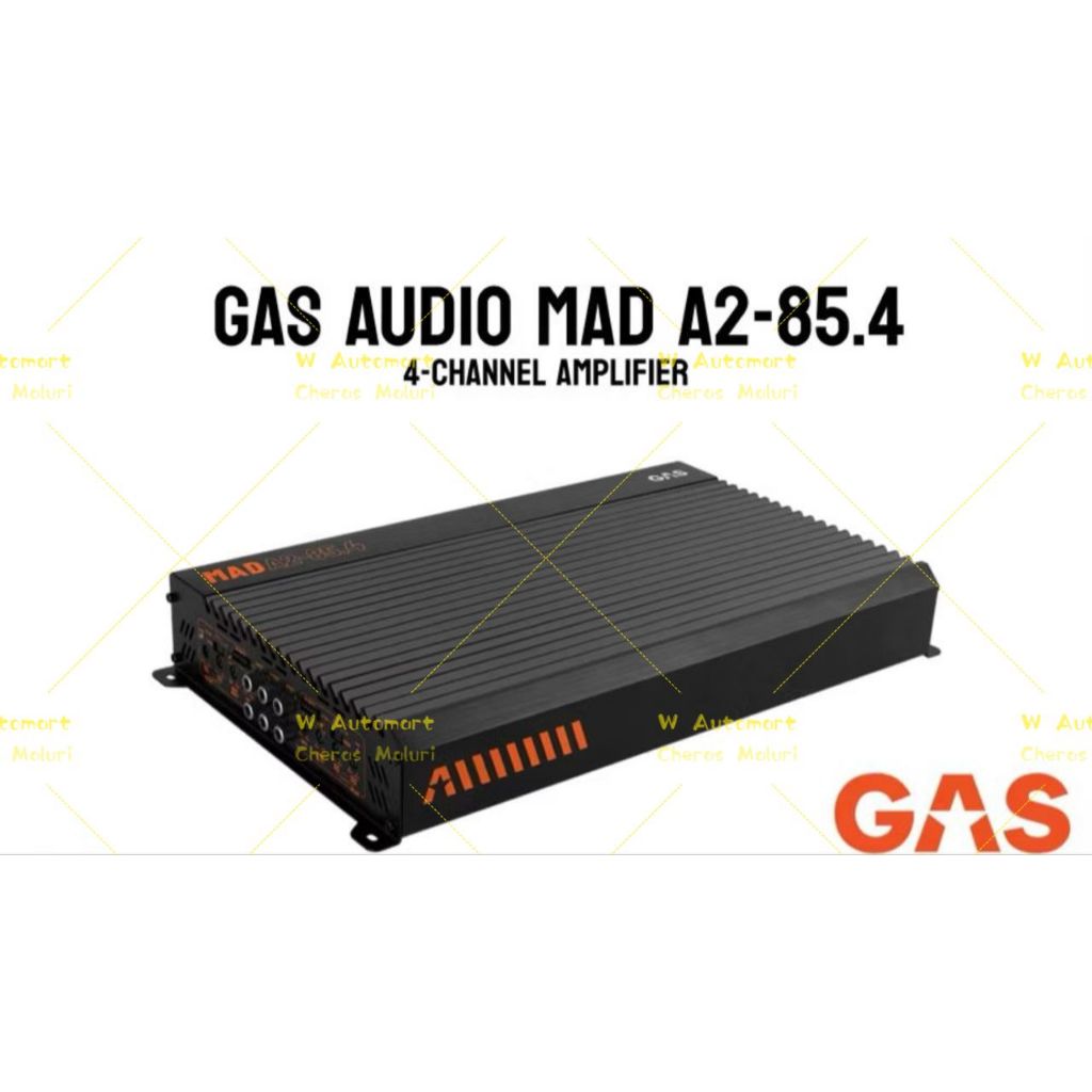 GAS MAD A2-85.4 4-channel amplifier | Shopee Malaysia