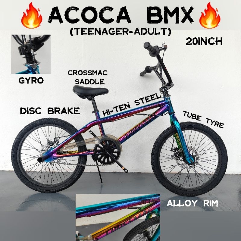VVM: CROSSMAC ACOCA BMX 20' ORIGINAL DESIGN DISC BRAKE GYRO HI TEN ...