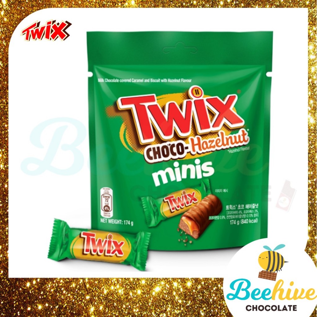 Twix Choco Hazelnut Minis 174g / Twix Coklat Hazelnut Mini 174g [Exp: 23 October 2025] | Shopee ...