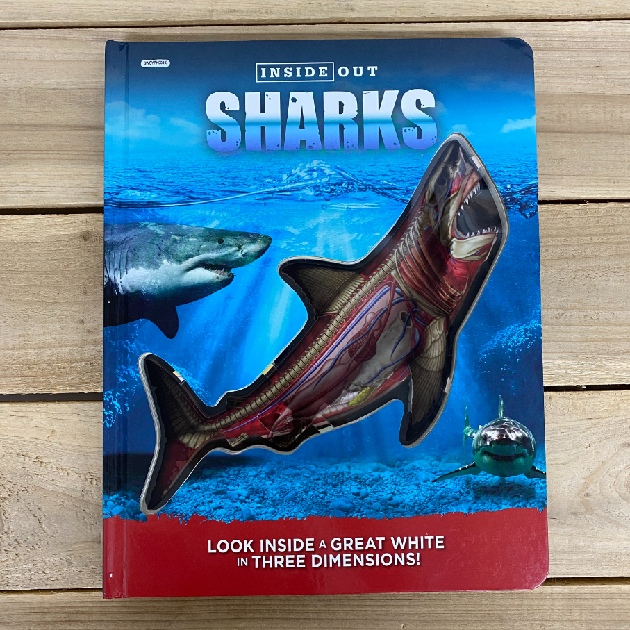 Inside Out Sharks : Look Inside A Great White in 3-Dimensions (Preloved ...