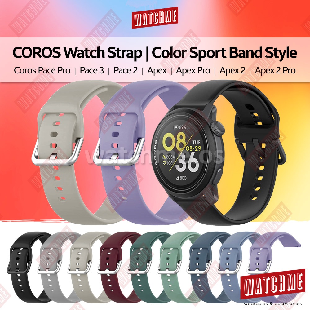 COROS Smart Watch Strap, Color Sport Band Style 22mm 20mm, Stainless ...