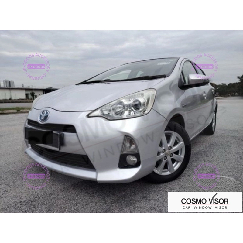 Toyota Prius C / Aqua 2011-2021 Door Visor / Window Vent Visor ...