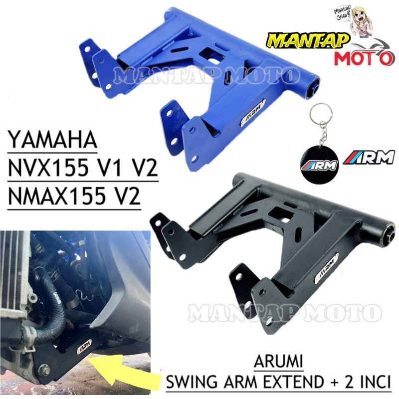 ORI ARUMI YAMAHA NVX155 V1 V2 / NMAX155 V2 ENGINE EXTEND + 2 INCI ENJIN ...