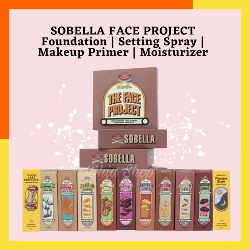 Sobella The Face Project Makeup Set Foundation | Shopee Malaysia