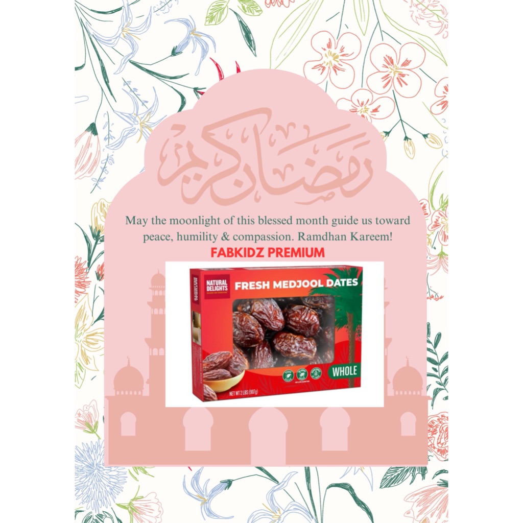 US Natural Delights Organic Medjool Dates/KURMA Whole 454g/1KG | Shopee ...