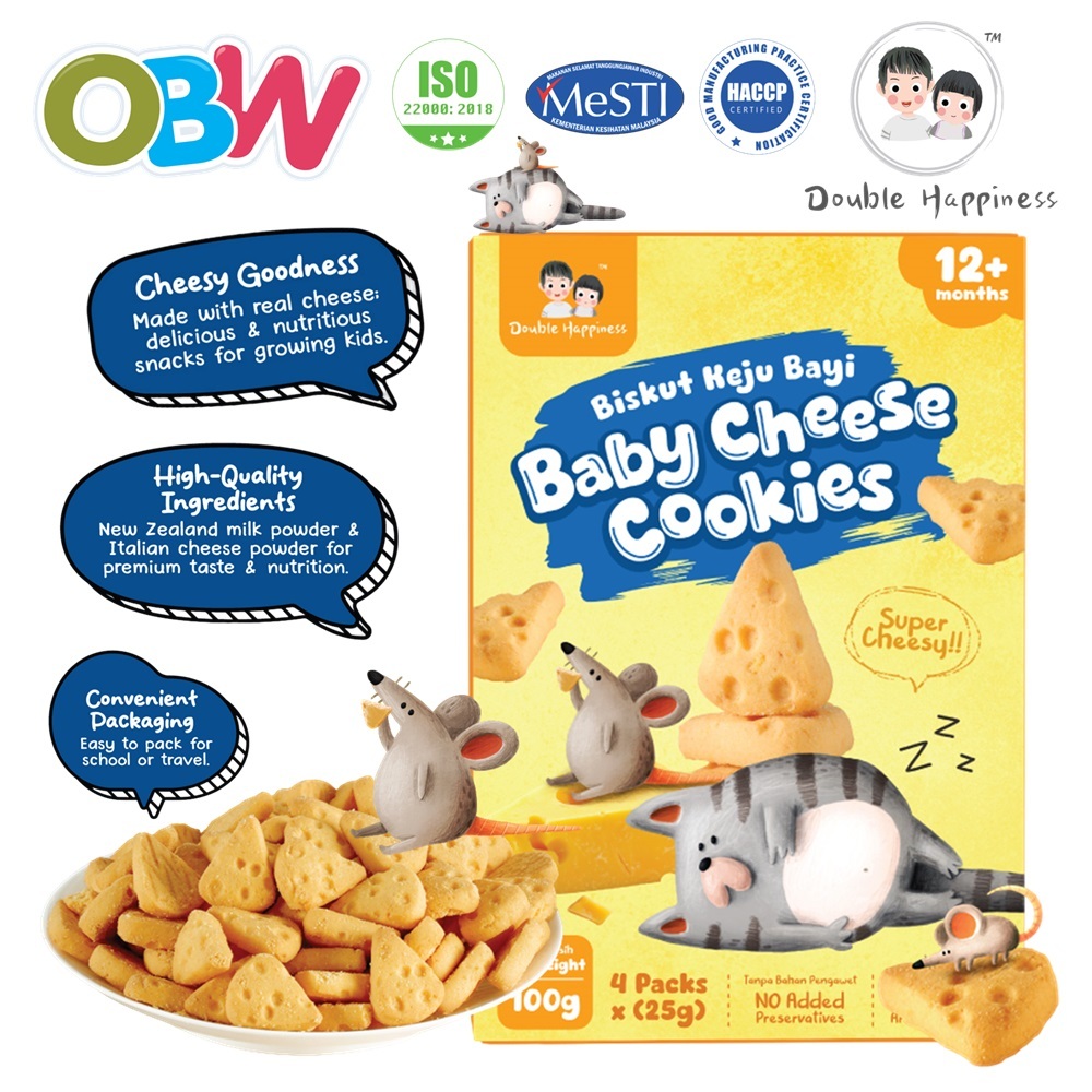 Double Happiness Baby Cheese Cookies | Biskut Cheese | Biskut Bayi ...