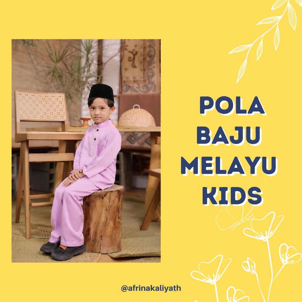Pola Baju Melayu Cekak Musang Kanak-kanak | Shopee Malaysia