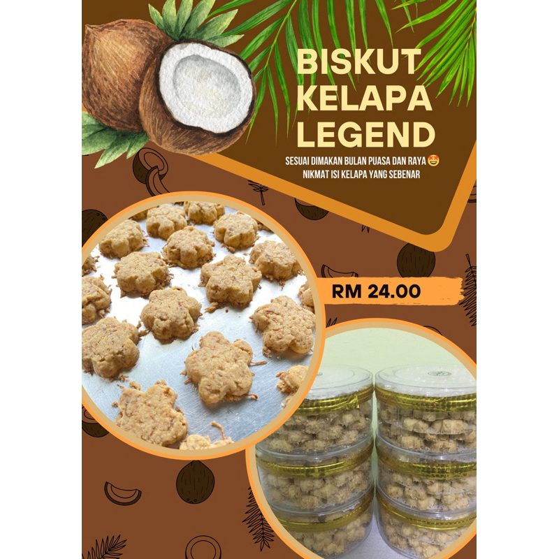 BISKUT KELAPA LEGEND RESEPI OPAH | Shopee Malaysia