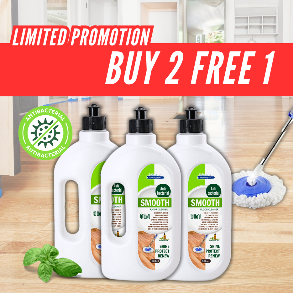 Mediclean 8in1 Smooth Floor Cleaner ( Wax Coating Floor Cleaner, licin ...