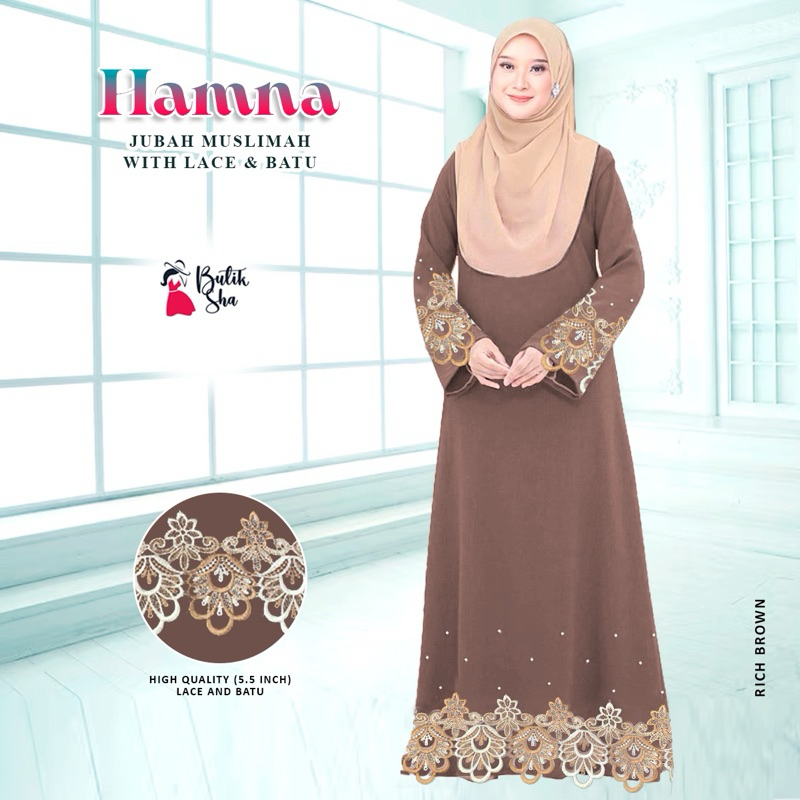 Jubah Abaya AFIYAH Kuning Lace dengan Batu Terbaru untuk RAYA 2025 ...