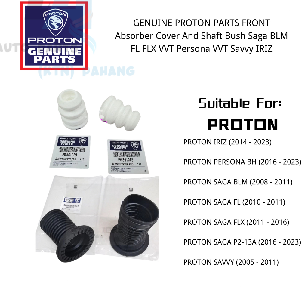 GENUINE PROTON PARTS FRONT Absorber Cover And Shaft Bush Saga BLM FL ...