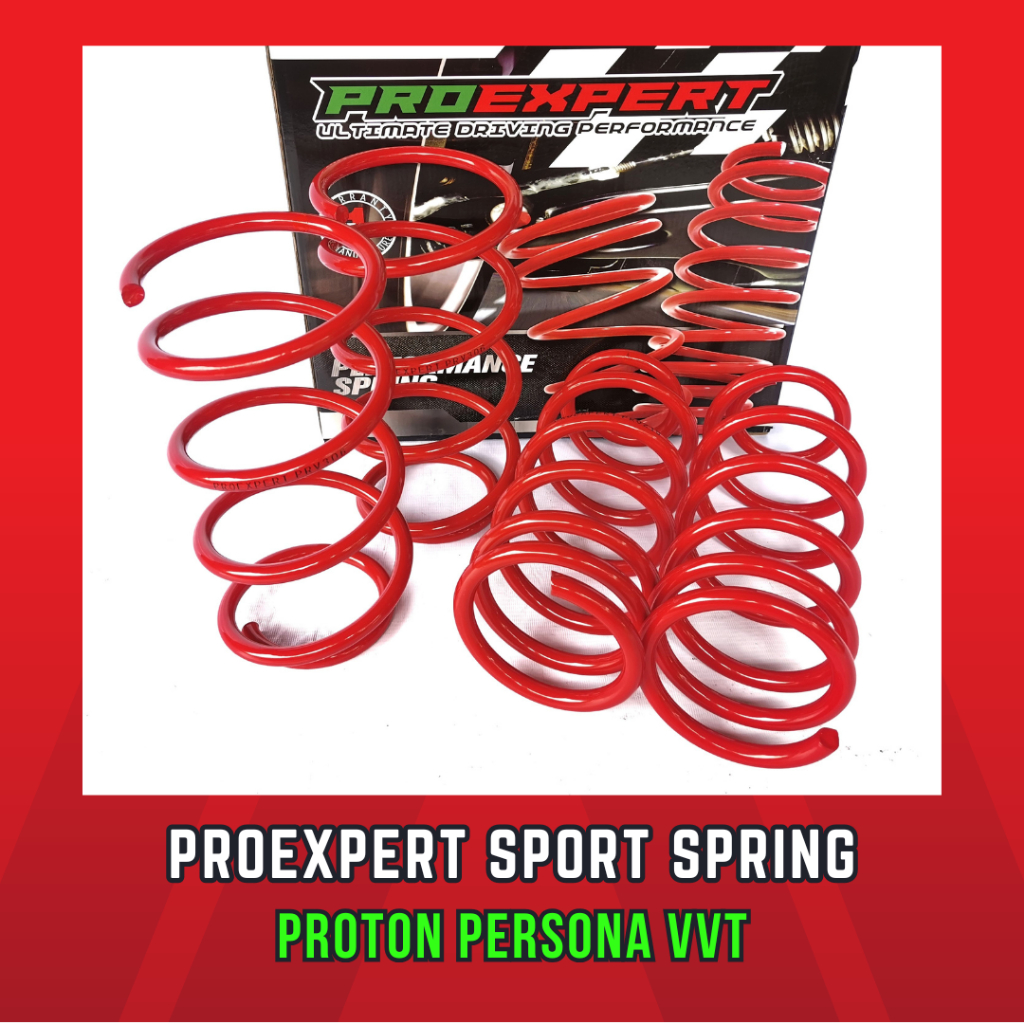 PROTON PERSONA VVT / IRIZ LOWERED SPORT SPRING PROEXPERT | Shopee Malaysia