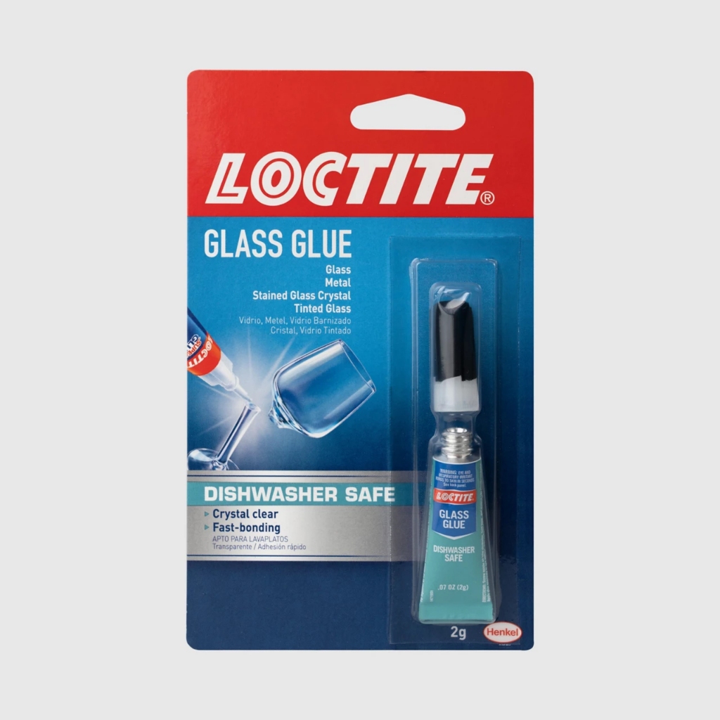 HENKEL LOCTITE Glass Glue Dishwasher Safe Crystal Clear Fast Bonding ...