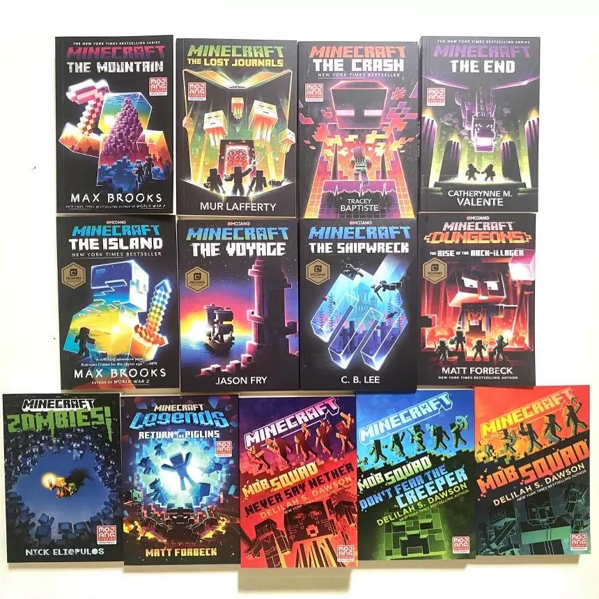 Minecraft Novel Series [13 Books] | Shopee Malaysia