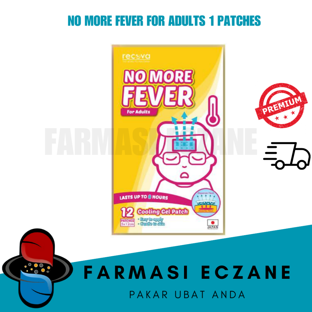 RECOVA NO MORE FEVER FOR ADULTS 1 PATCHES | Shopee Malaysia