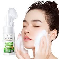 SADOER Aloe Vera Refreshing Cleansing Face Mousse Deep Cleansing Dirt Cleansing Non-Tightening ...