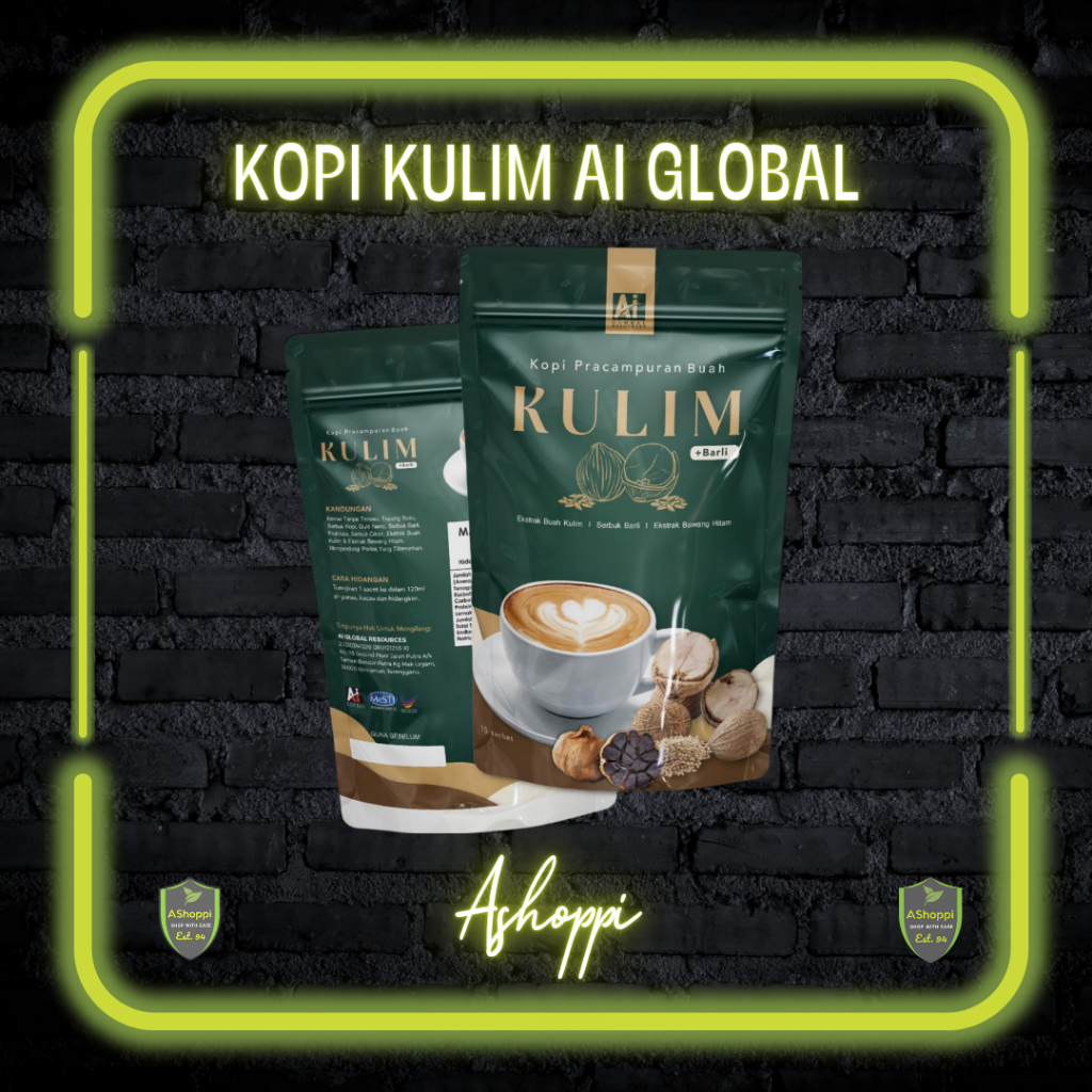 💯 ORIGINAL HQ 💯 AI GLOBAL KOPI KULIM + BARLI | KULIM COFFEE | KOPI ...