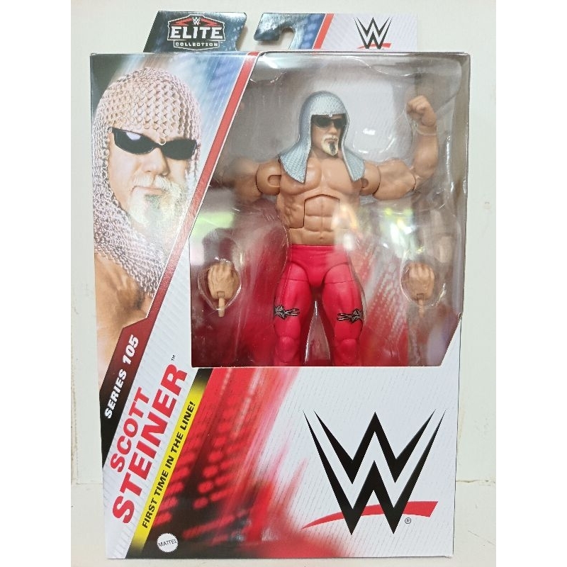 (Box Damage) Mattel WWE Elite Series 105 Scott Steiner Wrestling Action ...