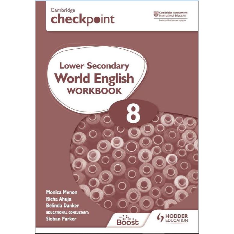 Hodder Cambridge Checkpoint Lower Secondary World English Workbook 8 / ANSWERS | Shopee Malaysia