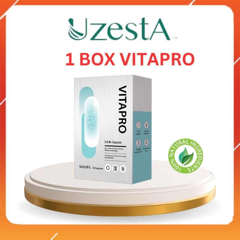 【READY STOCK】UzestA VITAPRO S.R.M. CAPSULE 善寶 營養緩釋微粒膠囊 (30 Capsules/Box ...