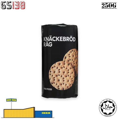 IKEA KNACKEBROD RAG Rye Crispbread 250g (𝙊𝙧𝙞𝙜𝙞𝙣𝙖𝙡) HALAL | Shopee Malaysia