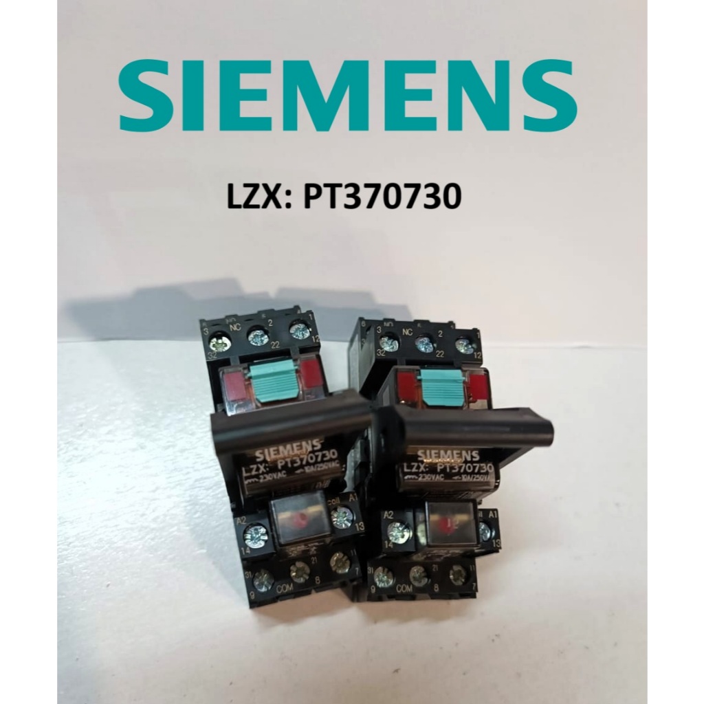 SIEMENS Plug-in relay, 3 changeover contacts 230 V AC, 10 A, Width 22.5 ...