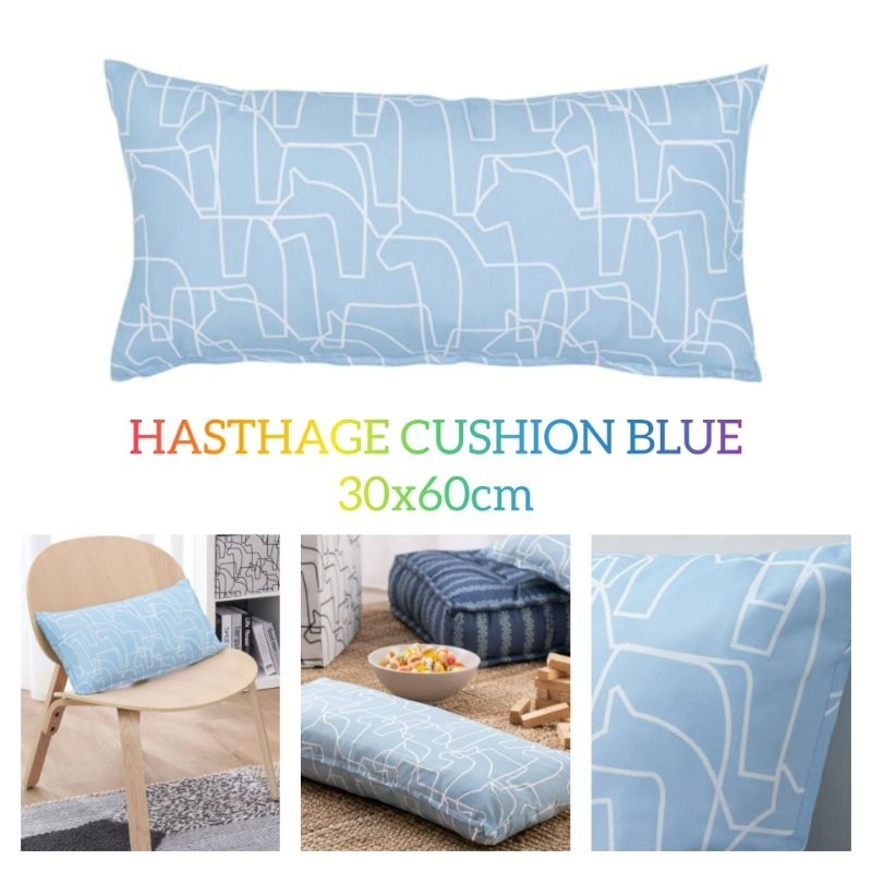 💥READY STOCK💥IKEA HASTHAGE CUSHION BLUE (LIMITED EDITION) | Shopee Malaysia