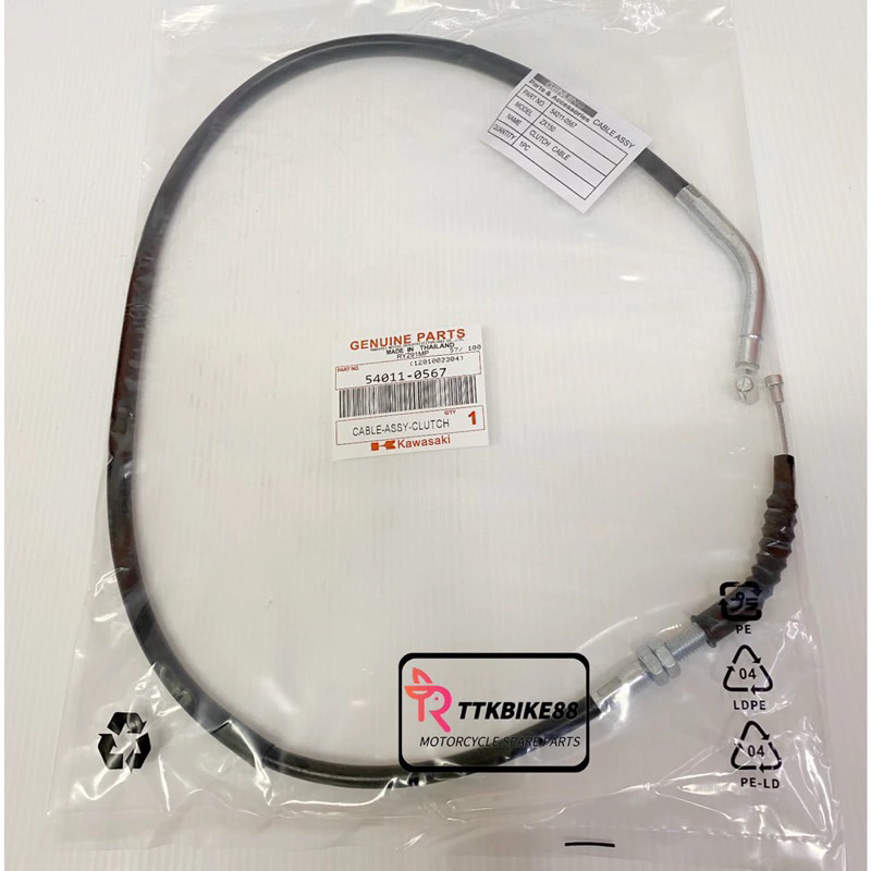 NINJA150 ZX150 RR150 THROTTLE CABLE RPM TACHOMETER CABLE ORIGINAL ...