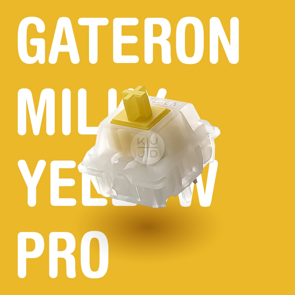 [LINEAR] GATERON Milky Yellow PRO | 50gf Linear Switch for Mechanical ...