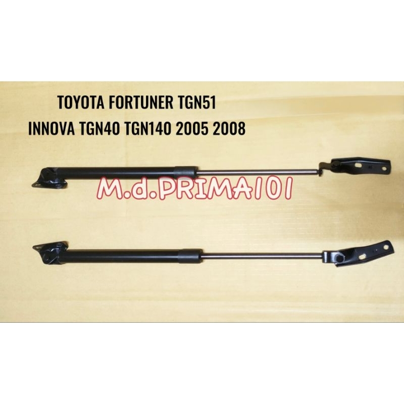 TOYOTA FORTUNER TGN51 INNOVA TGN40 TGN140 2005 2008 REAR BONNET ...