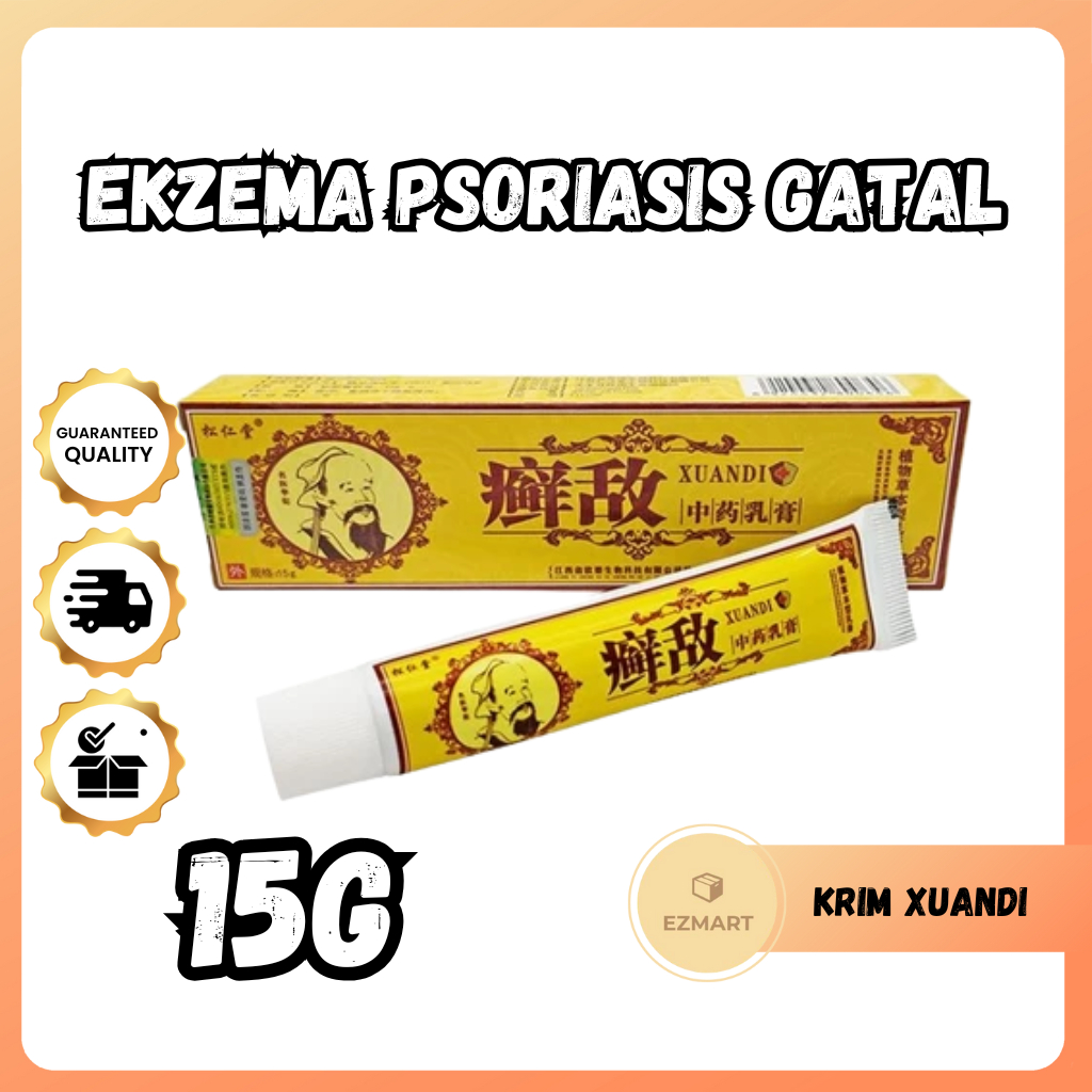 Ekzema Psoriasis Kurap Gatal Kulit Ubat Krim Herba Cina 15g / Eczema ...