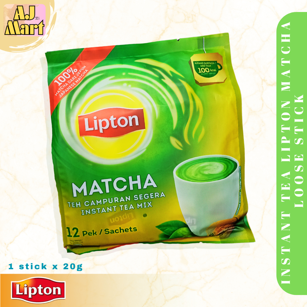 LIPTON Matcha Instant Tea 20g (Loose Pack) | Shopee Malaysia