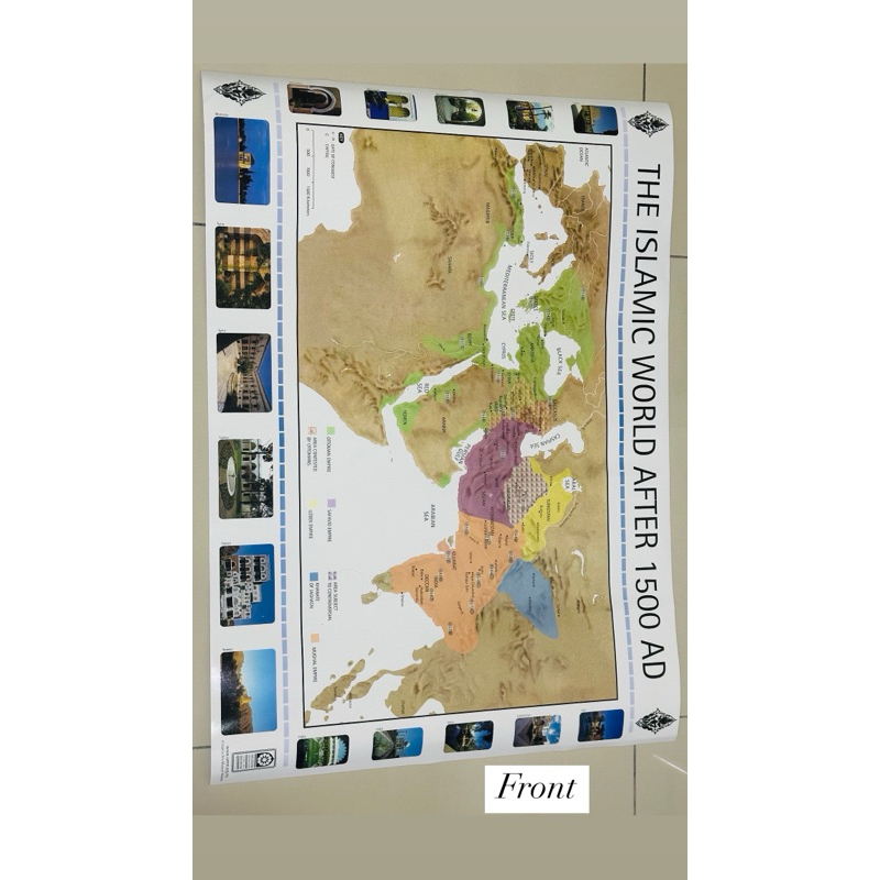 The Islamic World Map After 1500 AD | Peta Dunia Islam Selapas 1500 AD ...