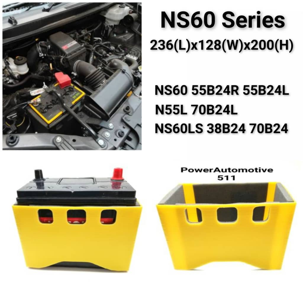 Ns60 Series - Toyota Honda Proton Nissan Mitsubishi Car Battery Bateri ...