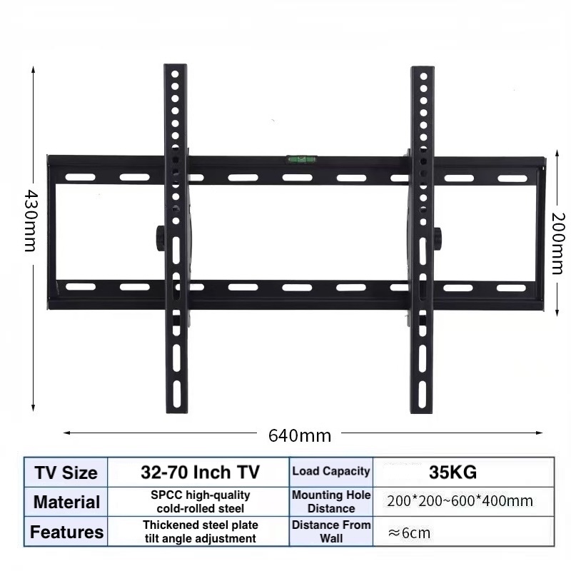 TV Bracket Adjustable TILT 14 -32 26 -55 32 -70 Inch Universal Tv Wall ...