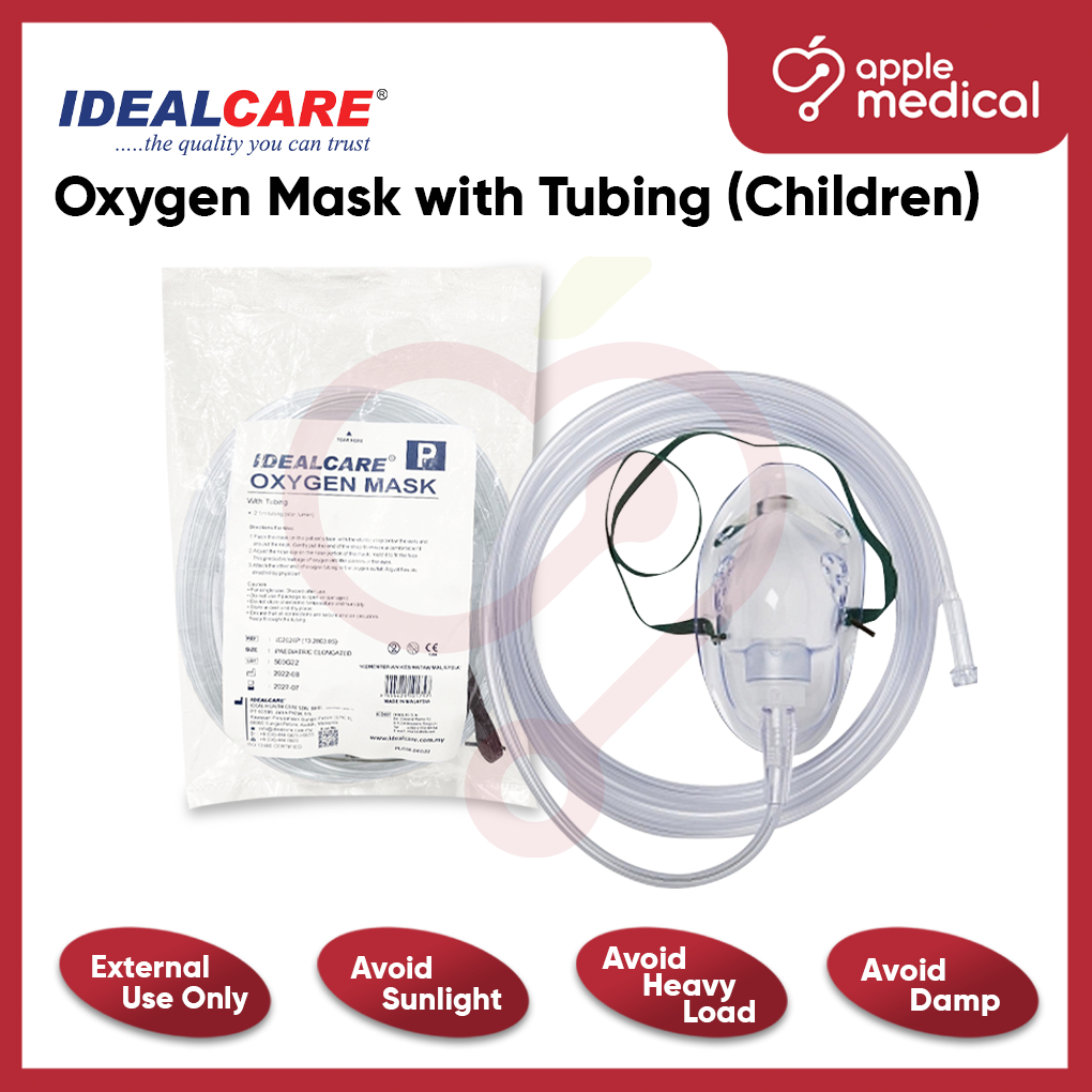 Idealcare Oxygen Mask C/W Tubing | Shopee Malaysia