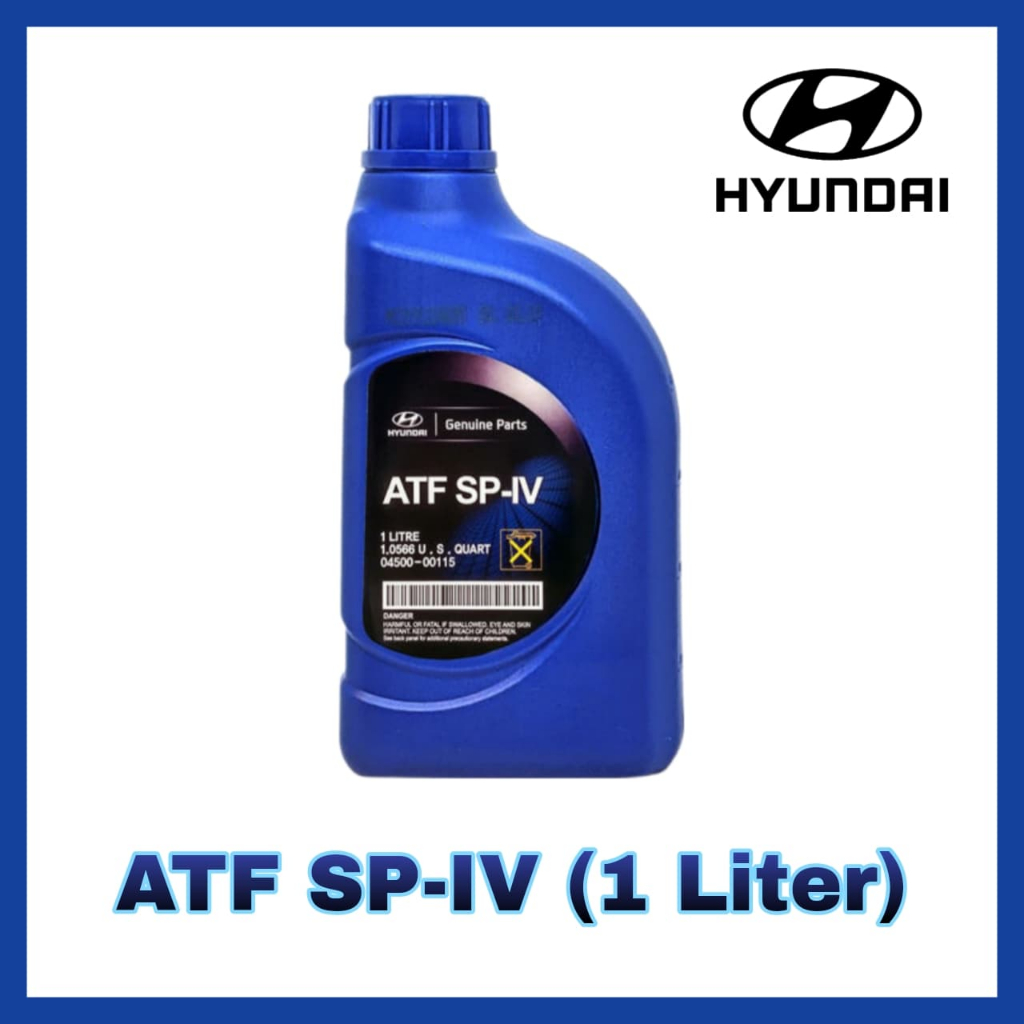 Hyundai ATF SP4 (1 Liter) SP-IV Gear Oil Lock-Up Clutch 6S-Tucson, Elantra, Sonata, Accent ...