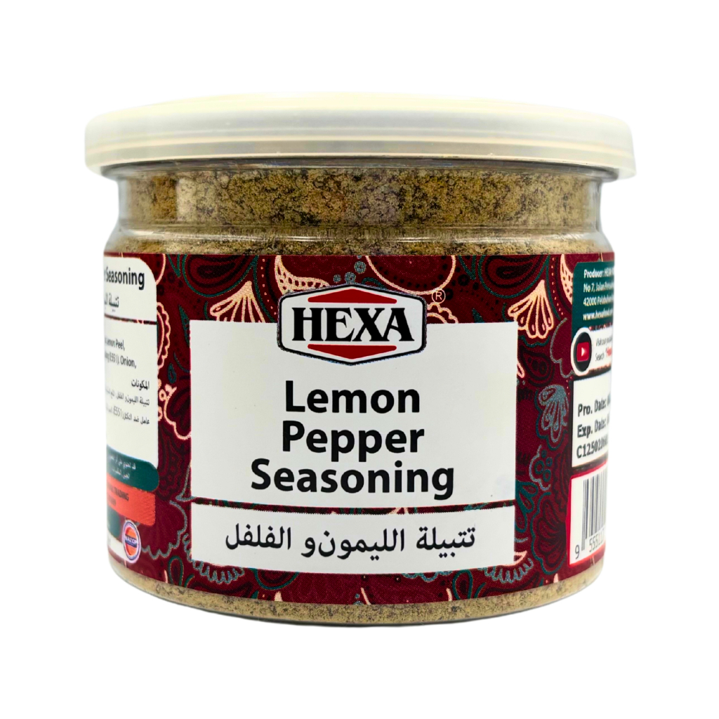HEXA Lemon Pepper Seasoning 160gm #100 Bottle | Shopee Malaysia