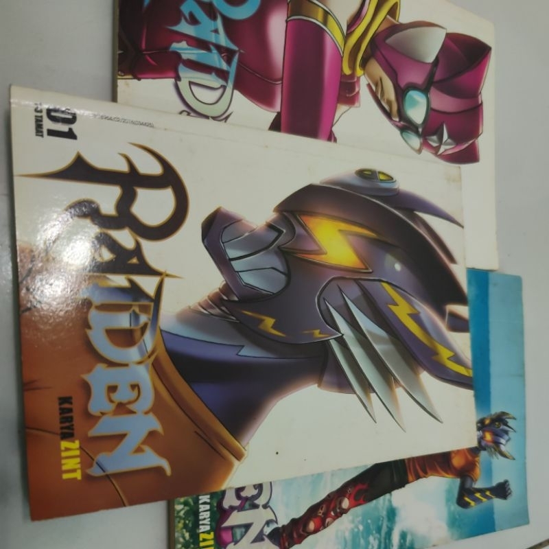 Komik RAIDEN 1-3 karya ZINT keluaran Gempak Starz (preloved) | Shopee ...